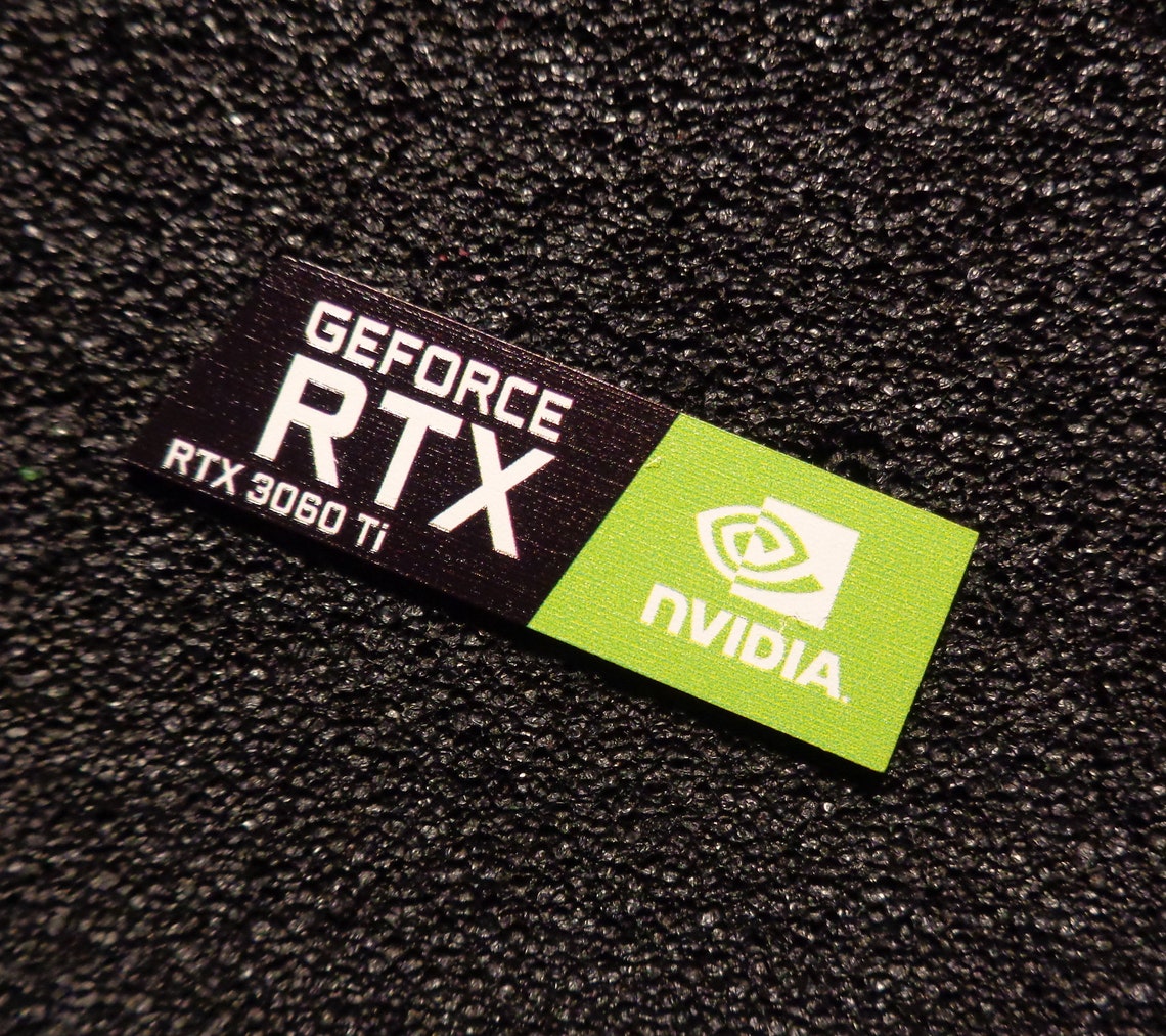 Graphics Nvidia Geforce RTX 3060 Ti Label / Aufkleber / - Etsy