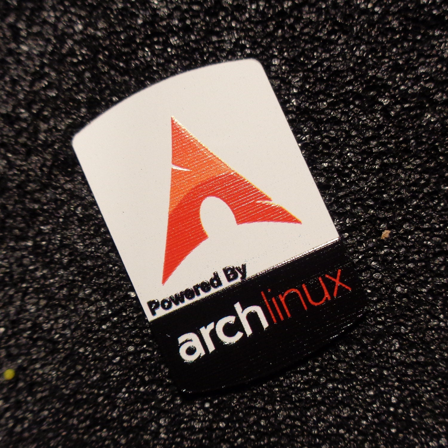 Arch Linux Red Label / Aufkleber / Sticker / Badge / Logo - Etsy