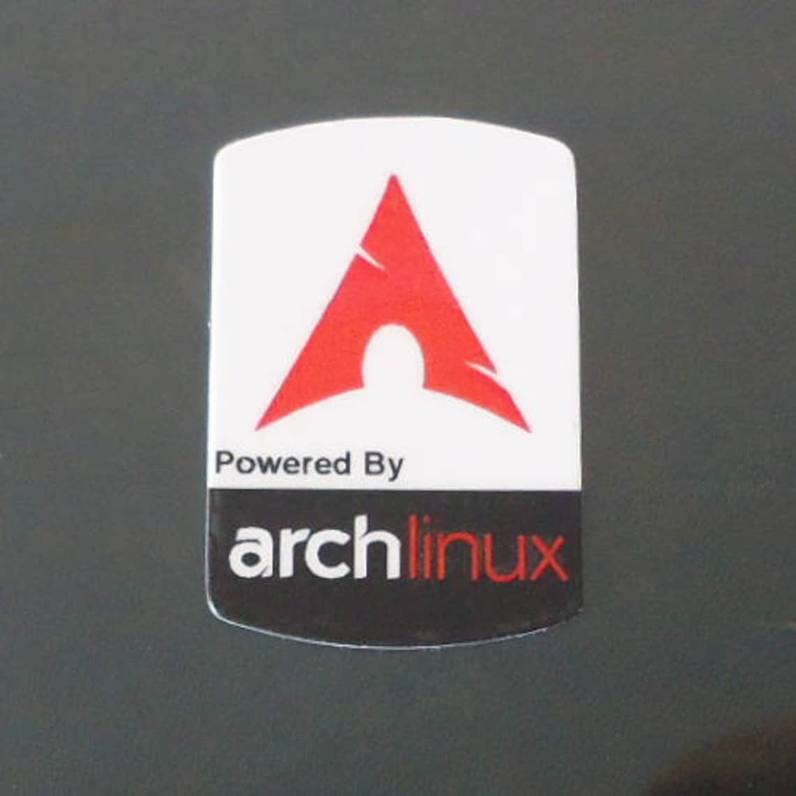 Arch Linux Red Label / Aufkleber / Sticker / Badge / Logo - Etsy