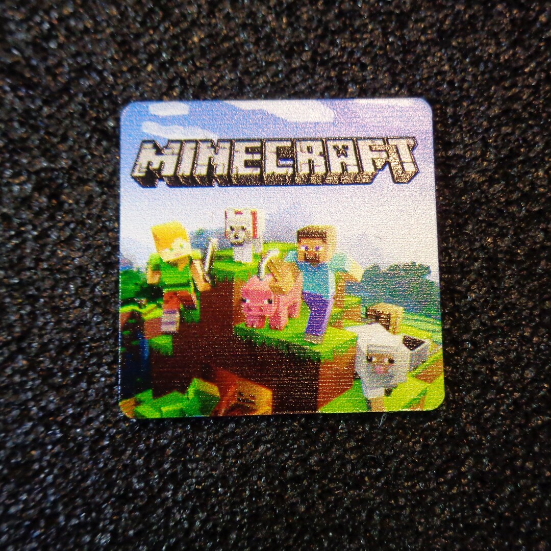 Minecraft PC Case Logo Label Decal Sticker Badge 511b - Etsy