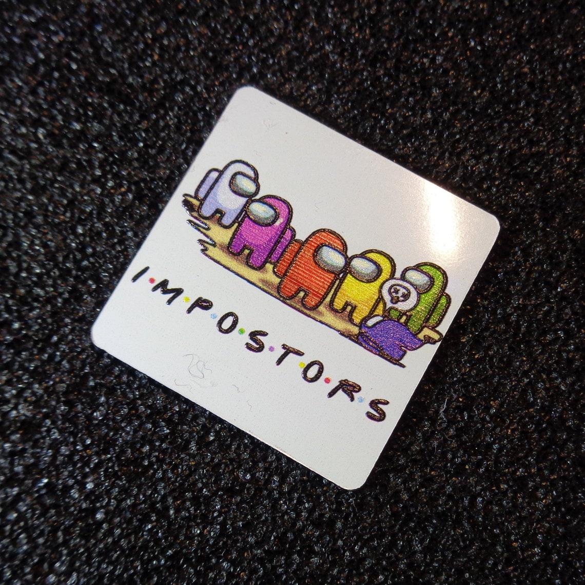 Among Us Impostor PC Case Logo Label Decal Sticker Badge | Etsy