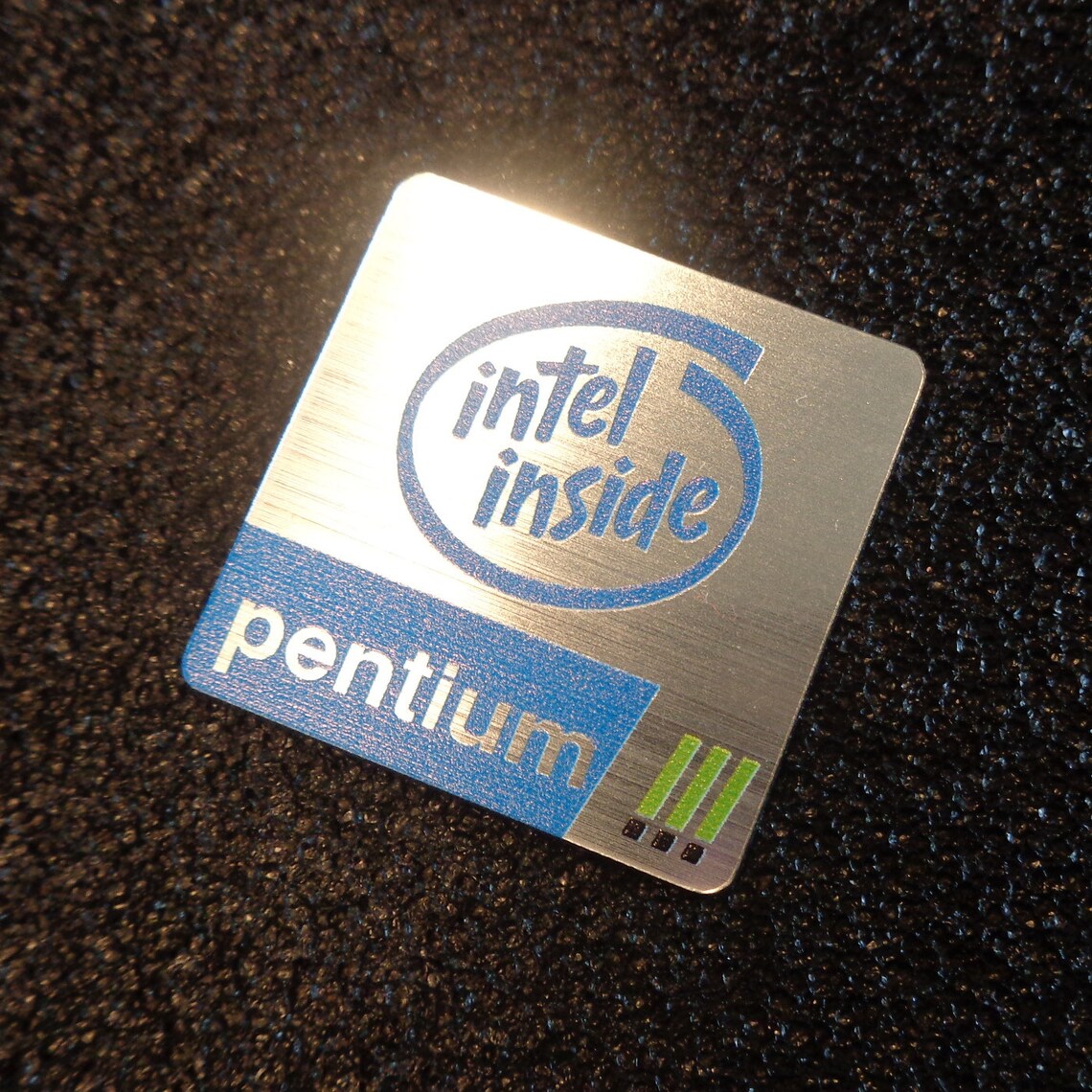 Intel Pentium III Retro PC Logo Label Decal Case Sticker Badge - Etsy