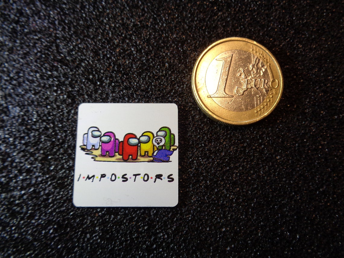 Among Us Impostor PC Case Logo Label Decal Sticker Badge | Etsy