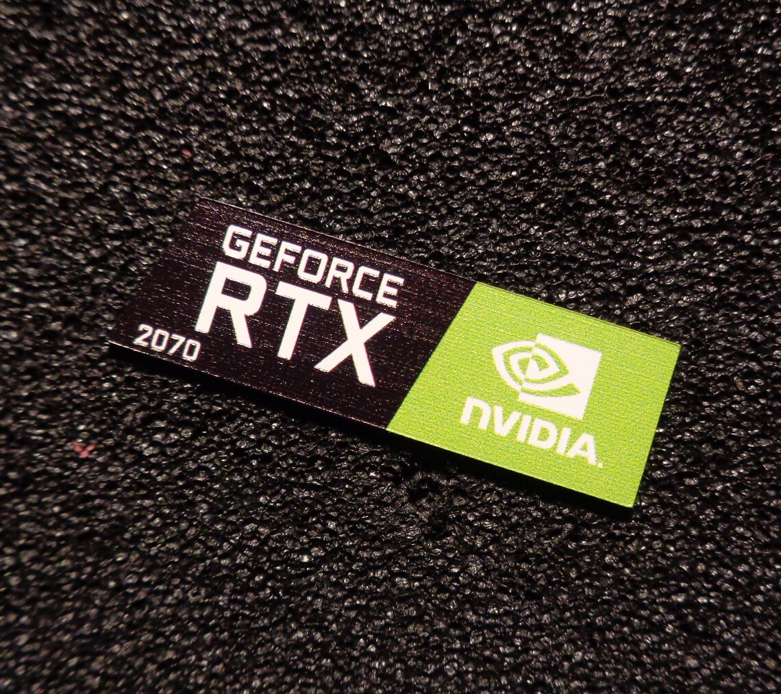 Graphics Nvidia Geforce RTX 2070 Label / Aufkleber / Sticker / - Etsy