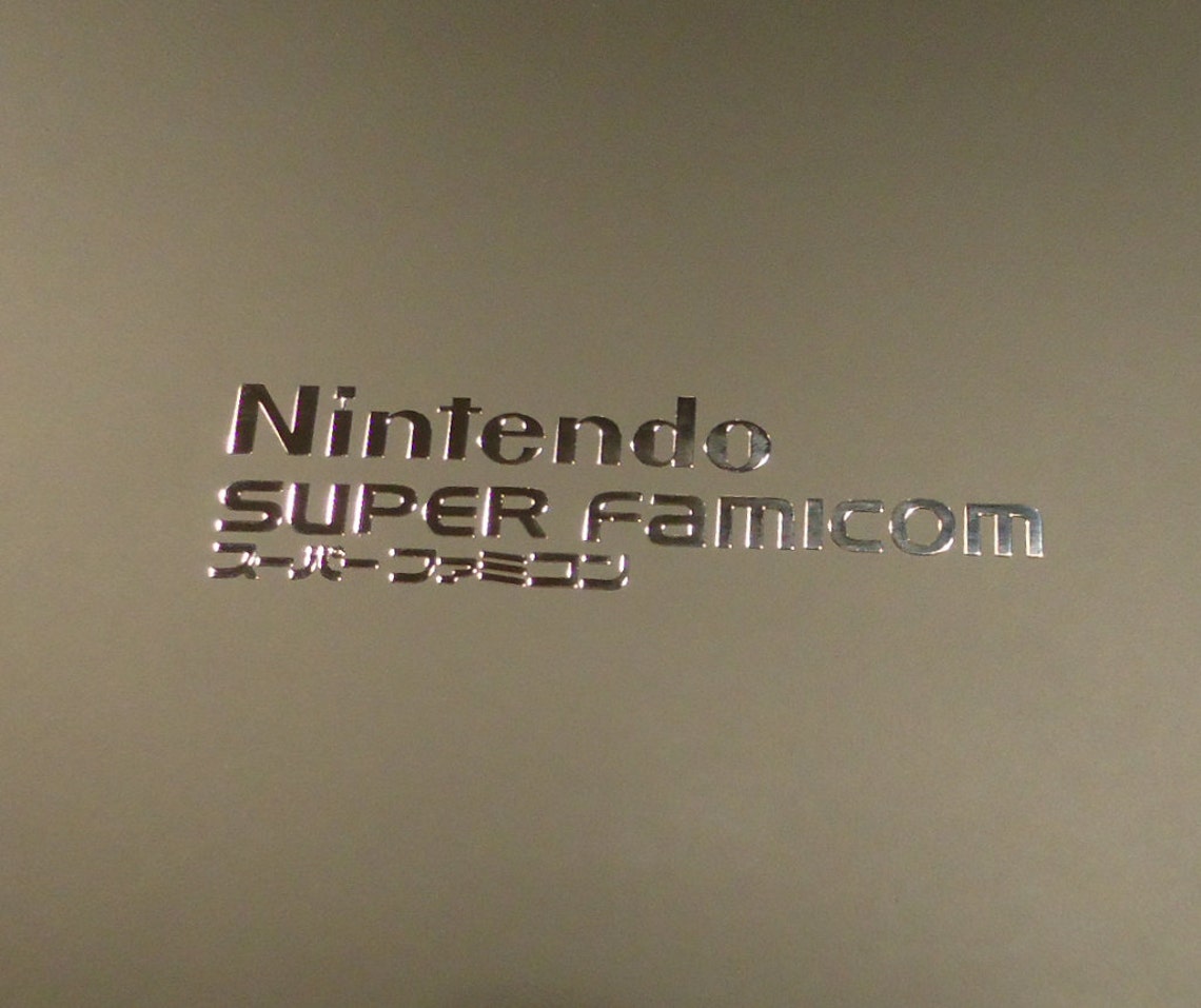 Nintendo Super Famicom Label / Aufkleber / Sticker / Badge / - Etsy
