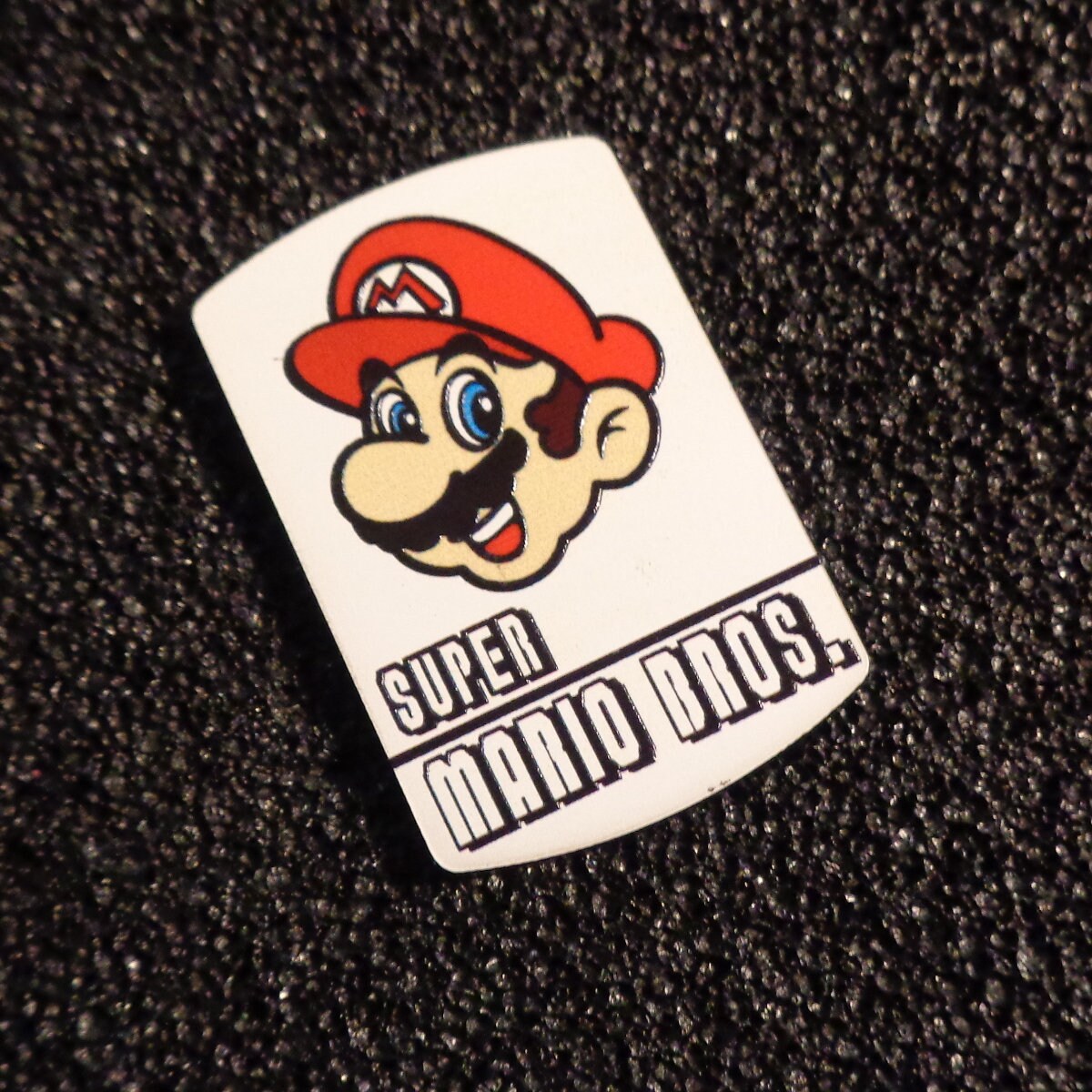 Super Mario Bros 8-bit NES Nintendo Logo Label Decal Case | Etsy