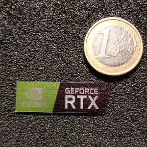 Graphics Nvidia Geforce RTX Label / Aufkleber / Sticker / Logo / Badge ...