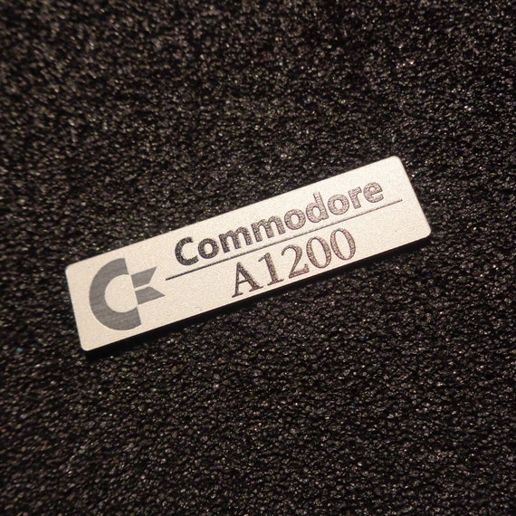 Commodore Amiga 1200 Label / Logo / Sticker / Badge Brushed - Etsy