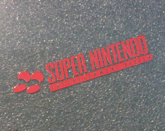 Super Nintendo SNES Label / Aufkleber / Sticker / Badge / Logo | Etsy