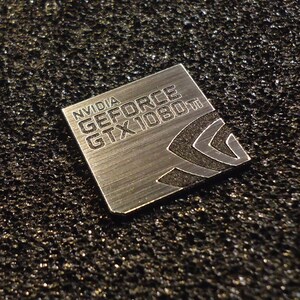 Nvidia GEFORCE GTX 1080ti PC Logo Label Decal Case Sticker Laptop Badge ...