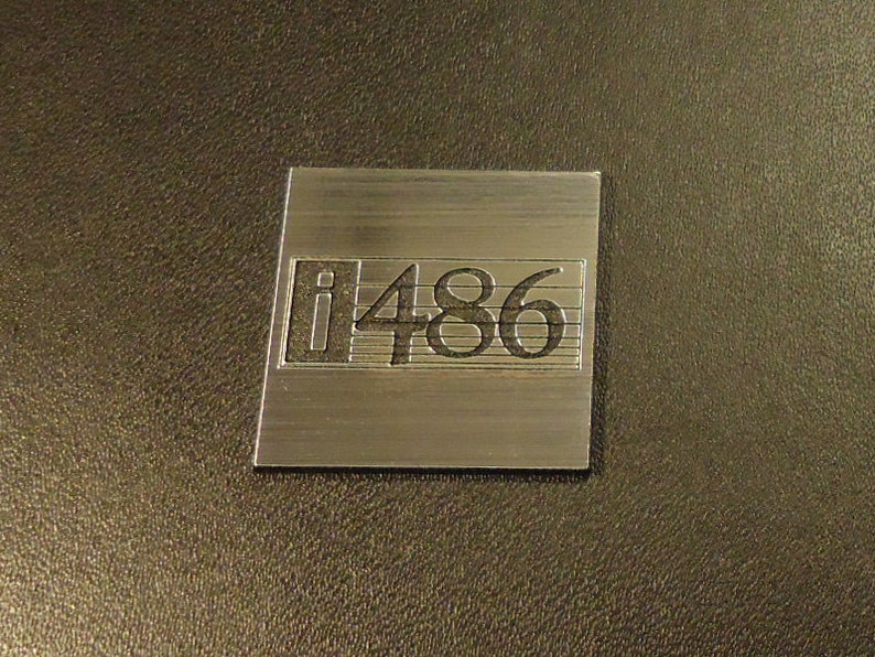 Intel 486 Label / Logo / Sticker / Badge 25 X 25 Mm 285 | Etsy