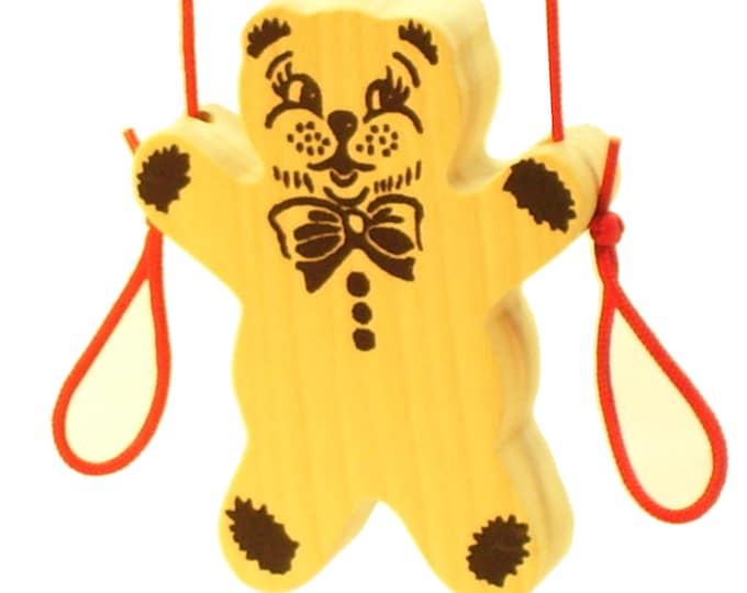 Wooden Climbing Bear Toy Folk Toy Traditional Toy - Etsy
