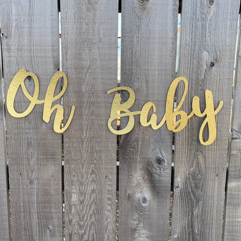 Oh Baby Sign - Etsy