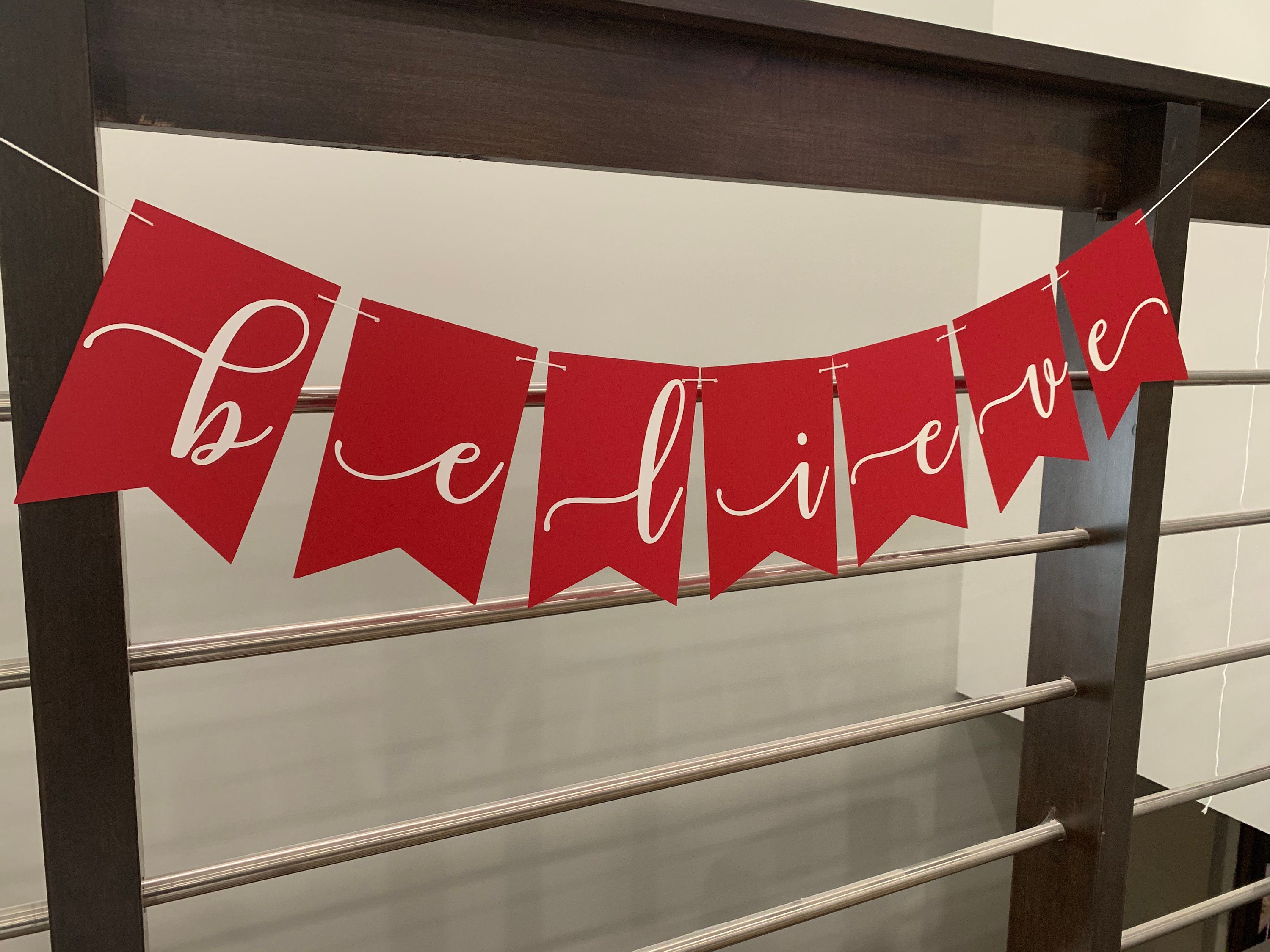 Believe Banner Believe Christmas Banner Believe Photoshoot - Etsy