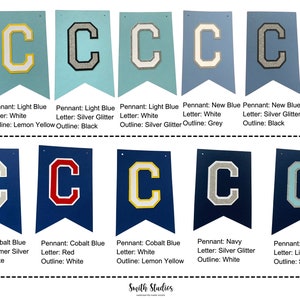 Personalized Cardstock Graduation Banner in School Colors | Graduation ...