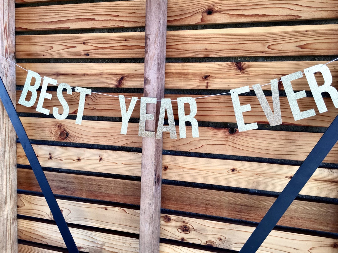 Best Year Ever Banner | Best Year Ever | First Birthday Banner | Best ...