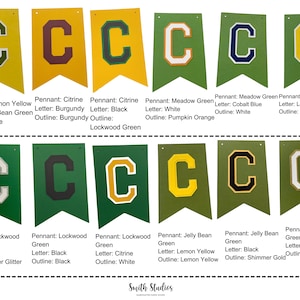 Mini Custom Saying Cardstock Pennant Name Banner | Graduation, Senior ...