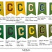 Mini Custom Saying Cardstock Pennant Name Banner | Graduation, Senior ...