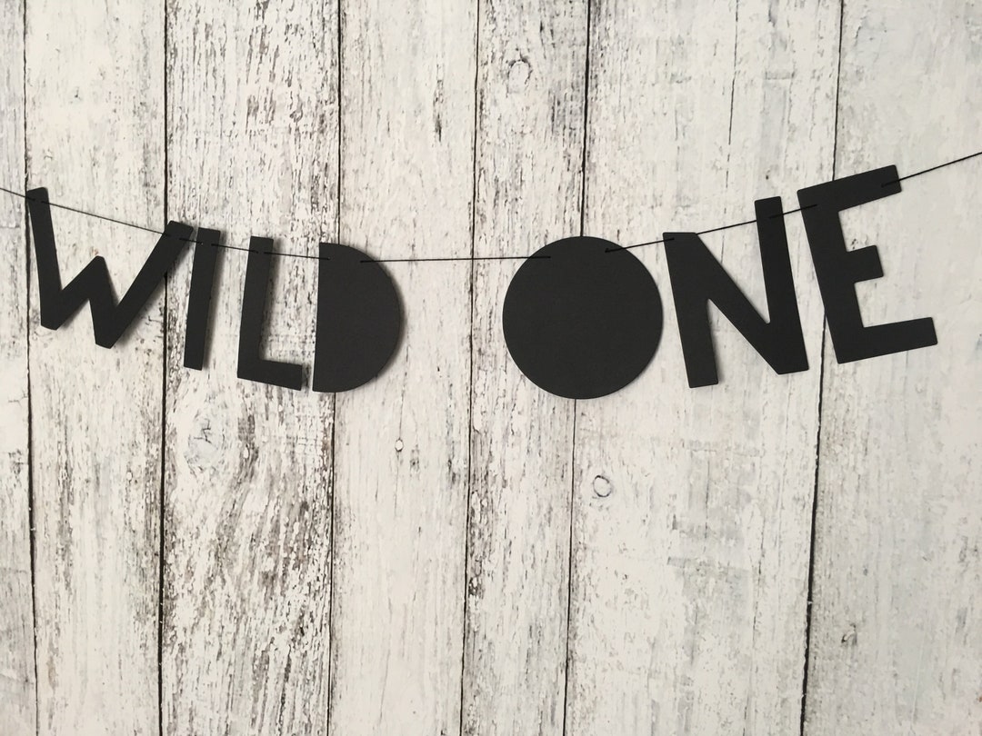 WILD ONE Banner Wild One Garland Tribal Party banner Party Banner Wild ...