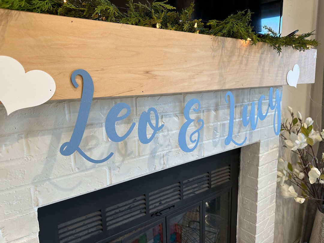 Couples Name Banner | Personalized Couples Banner | Wedding Shower Name ...