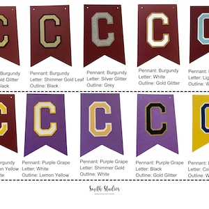 Mini Graduation Cardstock Pennant Name Banner | Mini Cards Graduation ...