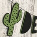 Cactus Name Banner Personalized Cactus Party Banner Cactus - Etsy
