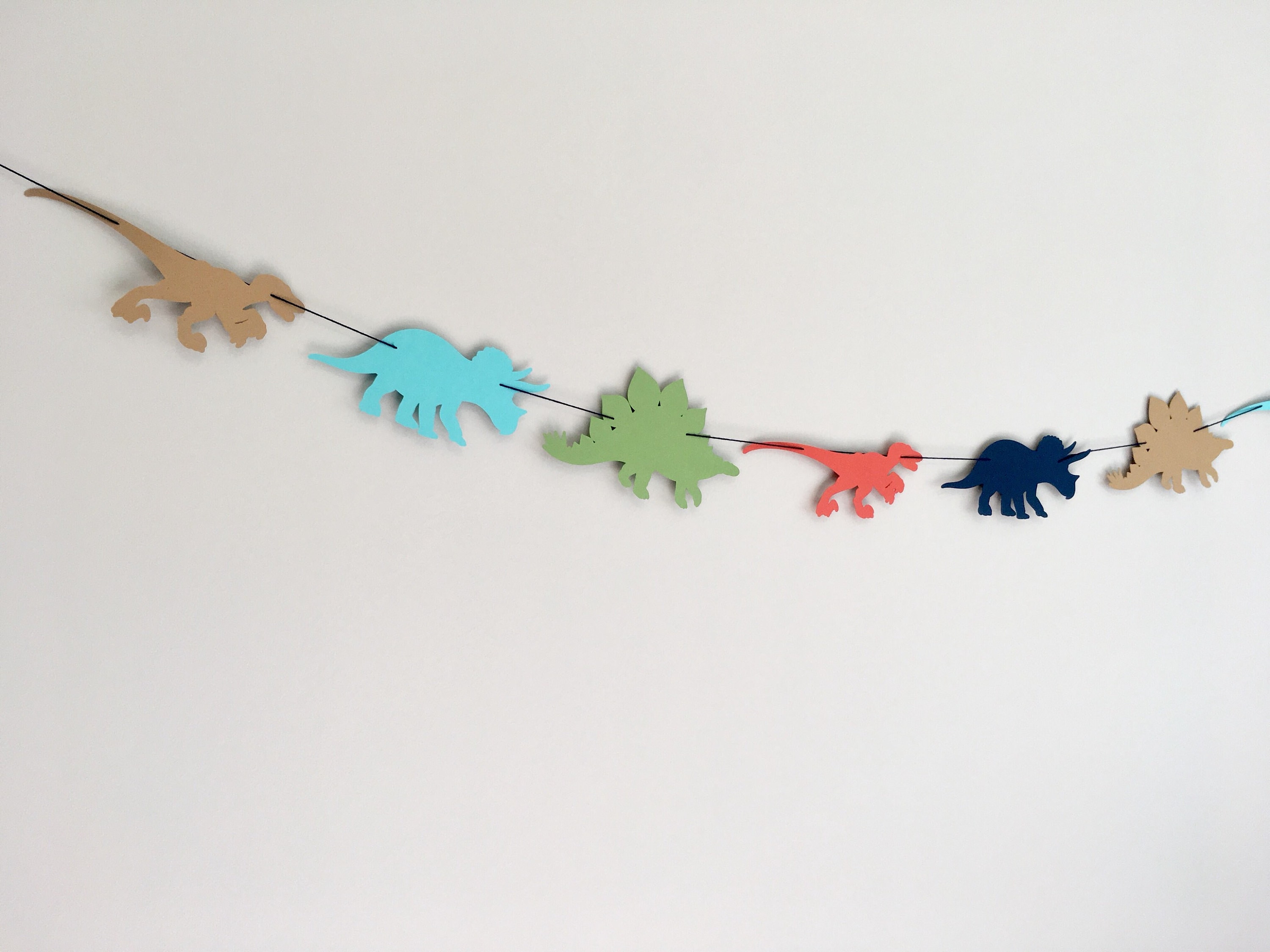 Dinosaur Banner in Custom Colors Dino Party Dinosaur Party | Etsy