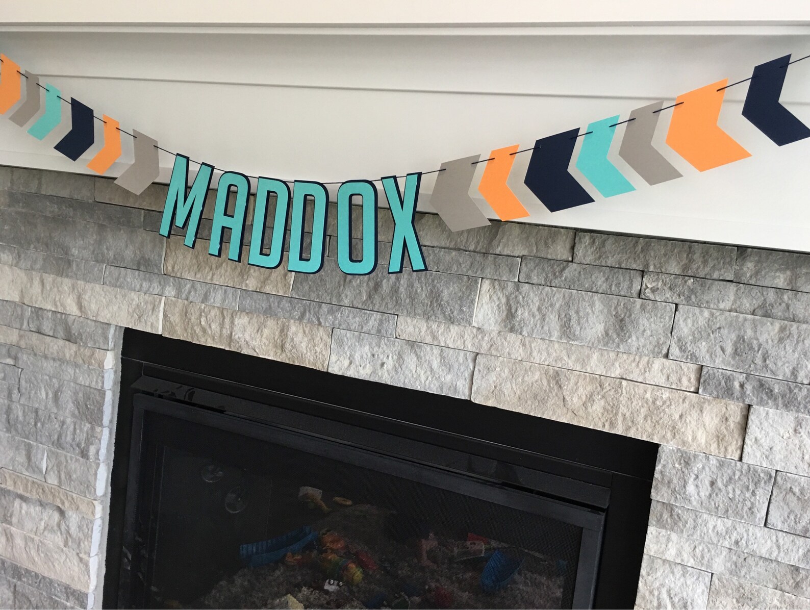 Tribal Name Banner in Custom Colors Personalized Tribal Baby - Etsy