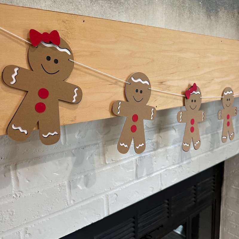 Gingerbread Garland - Etsy