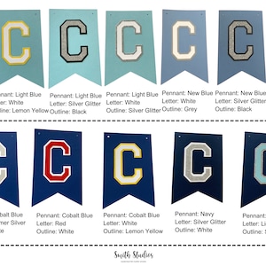 Mini Graduation Cardstock Pennant Name Banner | Mini Cards Graduation ...