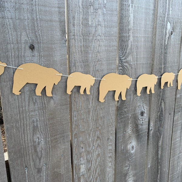 Bear Banner - Etsy