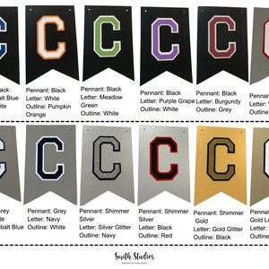 Mini Custom Saying Cardstock Pennant Name Banner | Graduation, Senior ...
