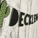 Cactus Name Banner Personalized Cactus Party Banner Cactus - Etsy