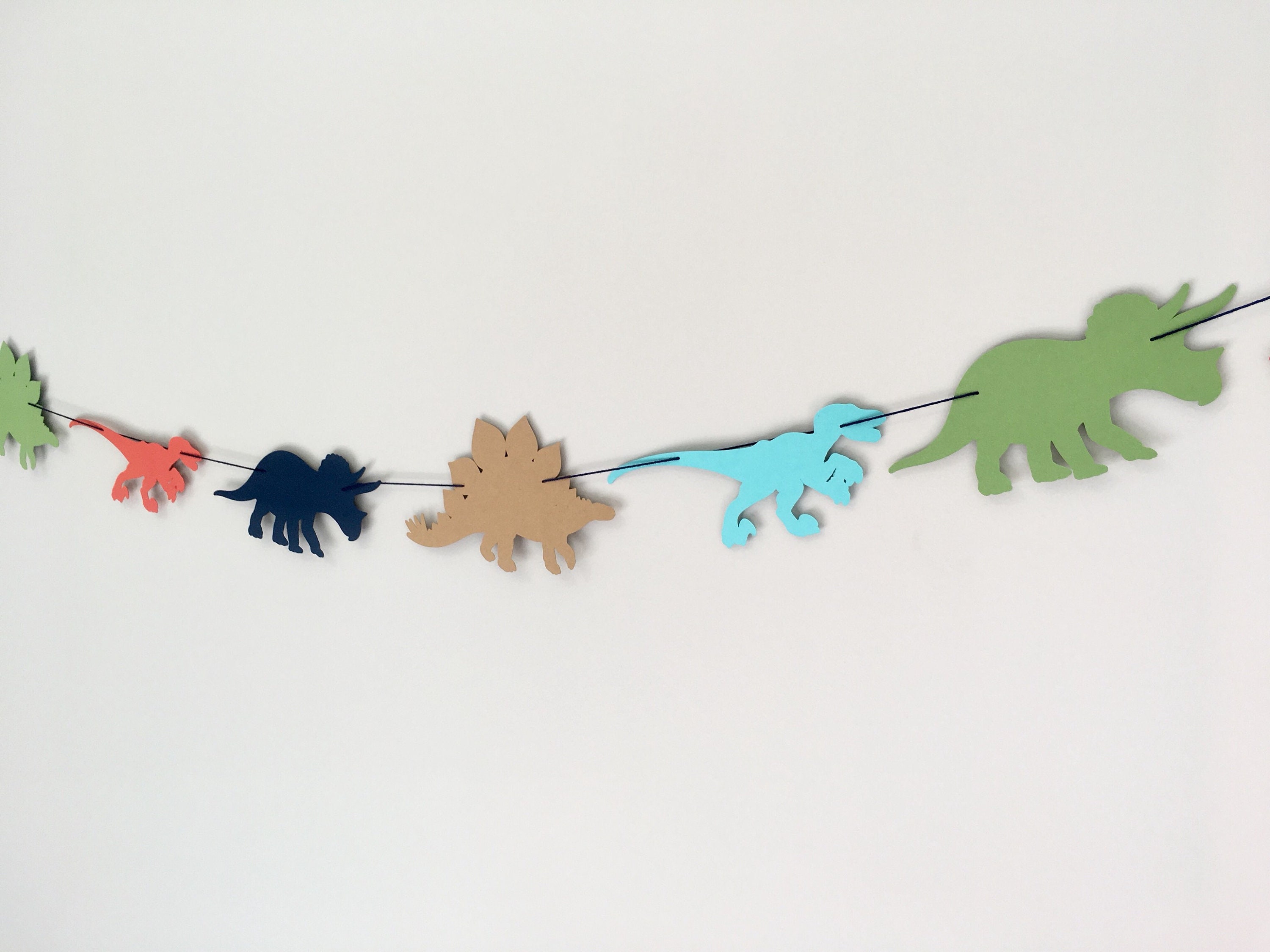 Dinosaur Banner in Custom Colors Dino Party Dinosaur Party | Etsy