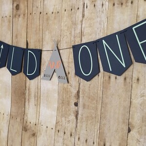 WILD and ONE Banner Wild One Party Tribal Party Decorations Tribal ...