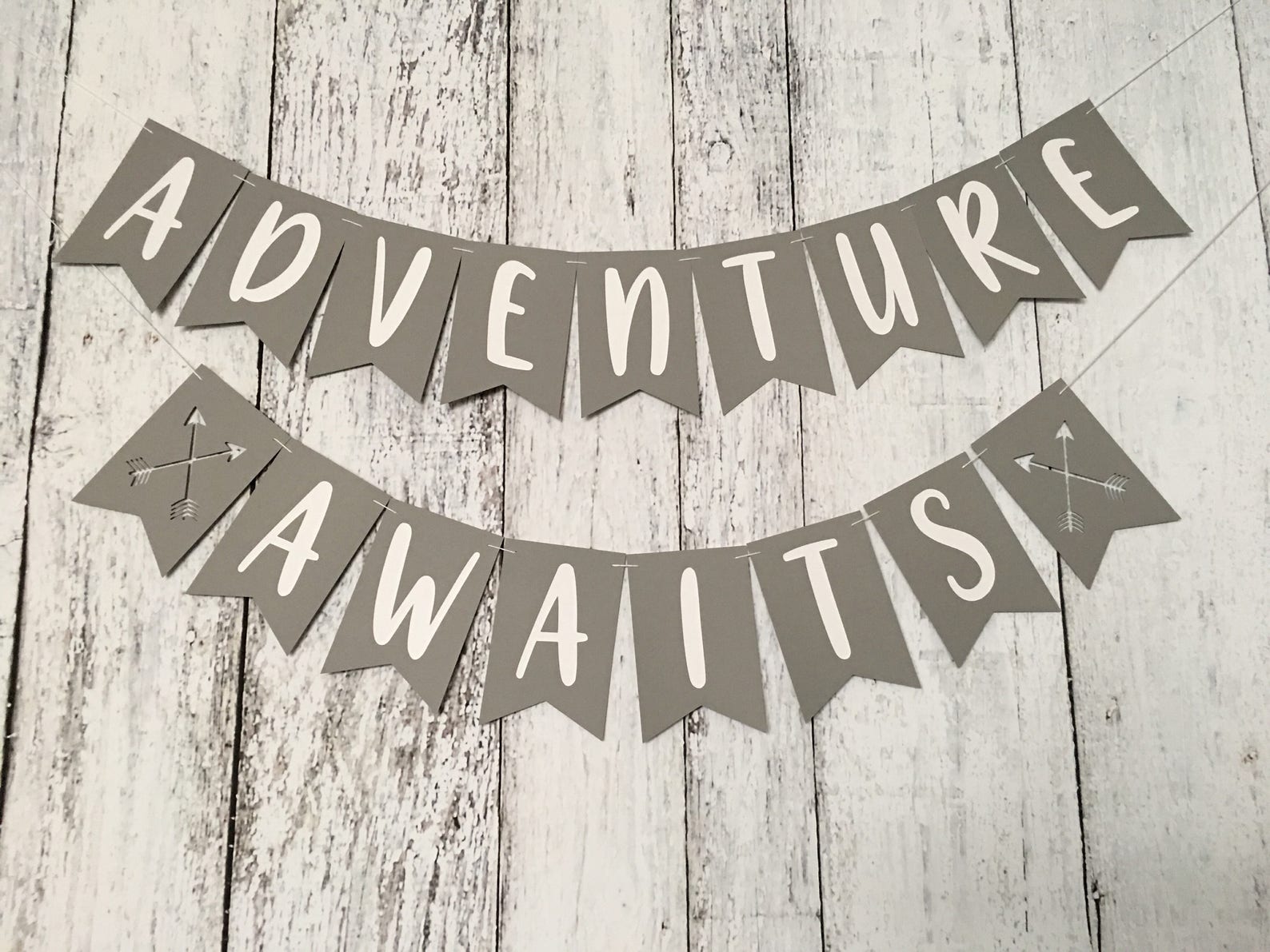 Adventure Awaits Banner in Custom Colors Graduation Banner - Etsy