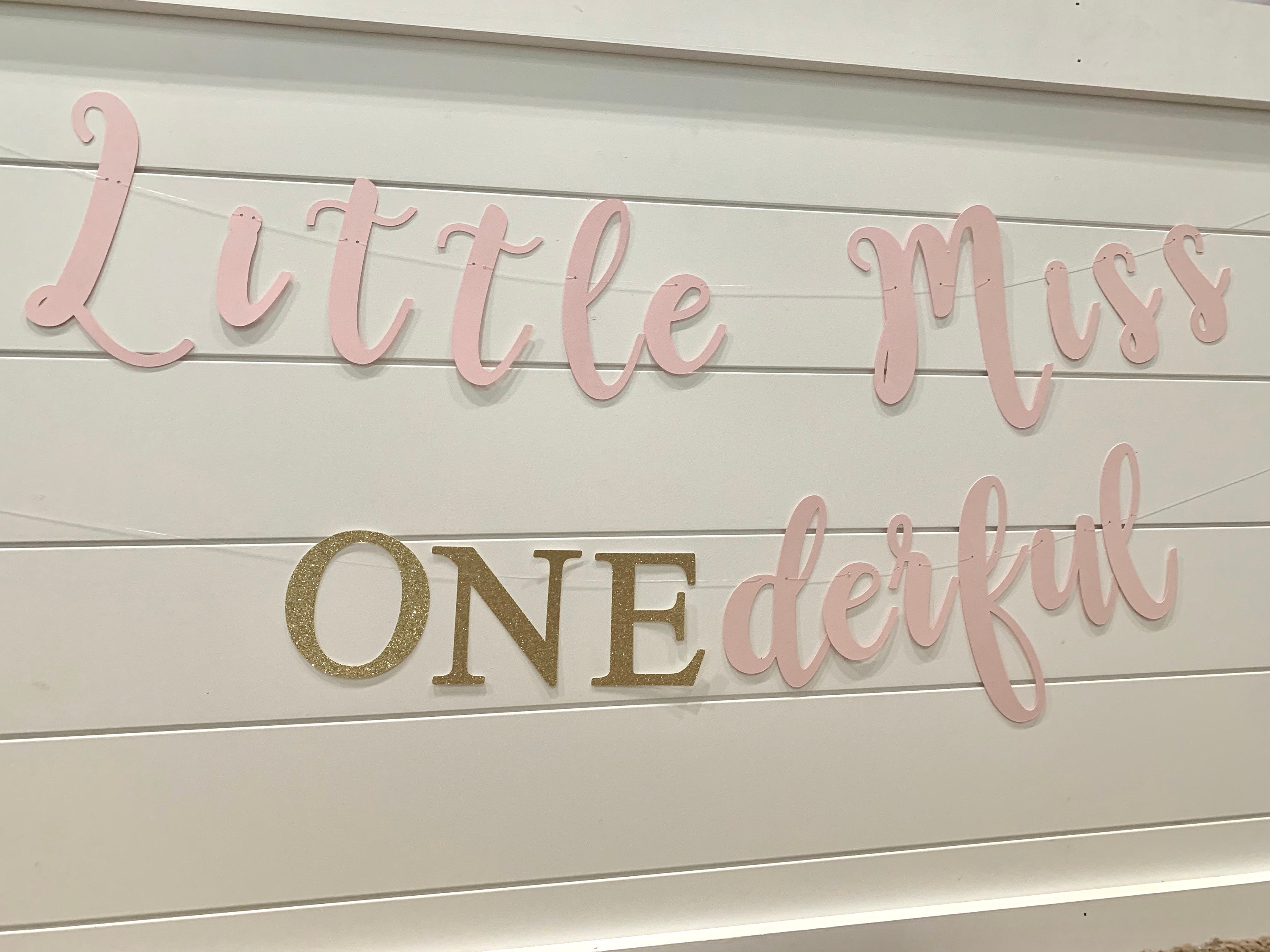 Little Miss Onederful Banner Little Miss Onederful Banner | Etsy