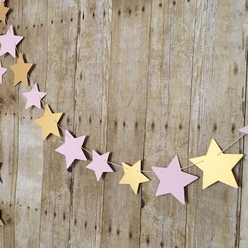 Star Banner Made in Custom Colors Star Garland First - Etsy