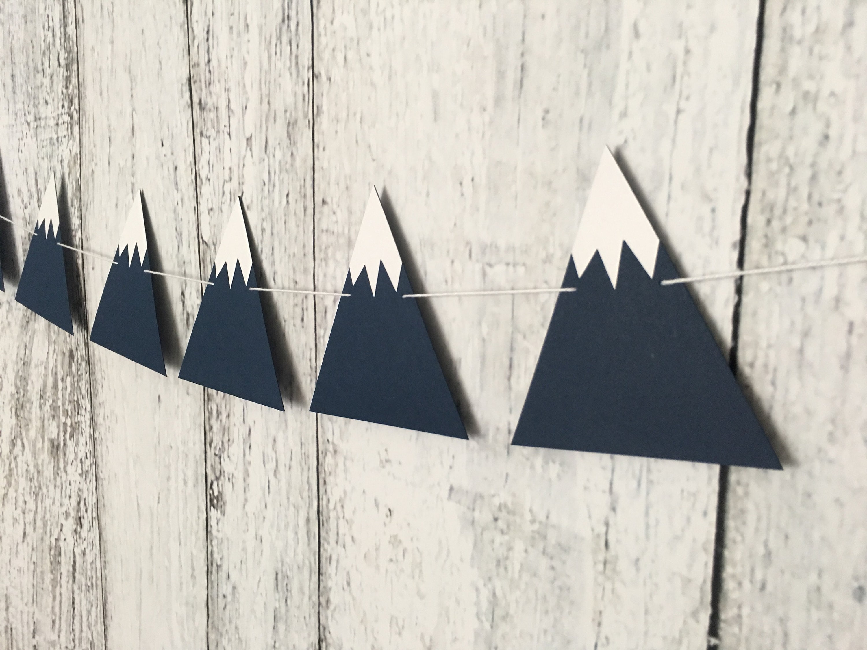 Mountain Banner in Custom Colors | Adventure Baby Shower | Camping ...
