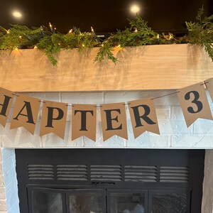 Chapter Birthday Banner | Book Themed Birthday Banner | Chapter Book ...
