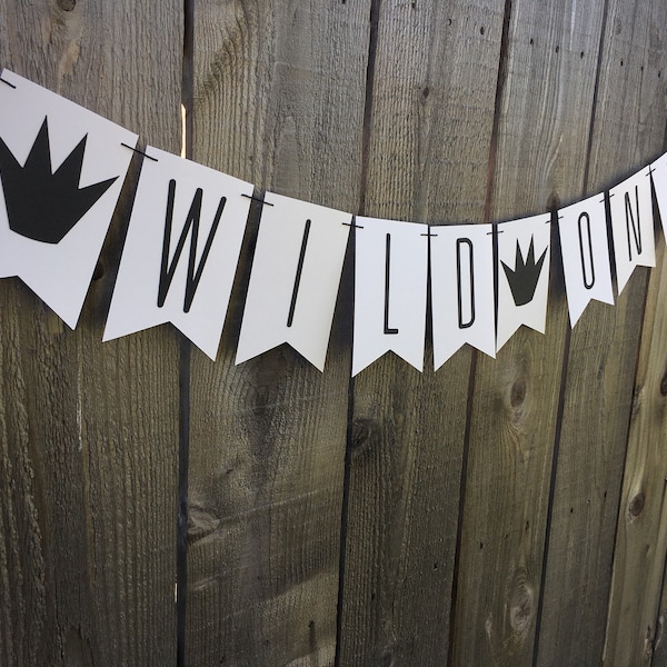 Wild One Banner - Etsy