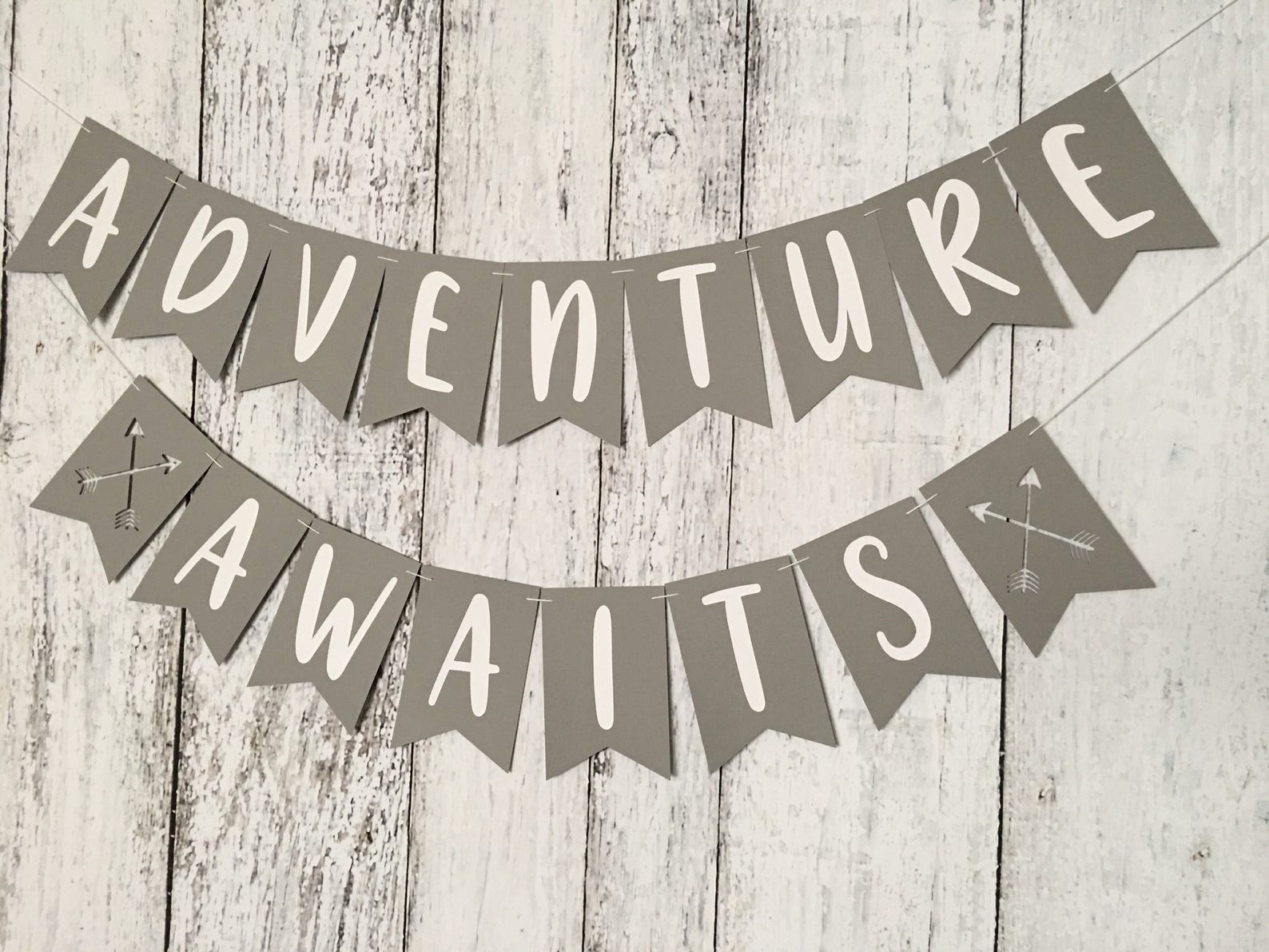 Adventure Awaits Banner in Custom Colors Graduation Banner - Etsy