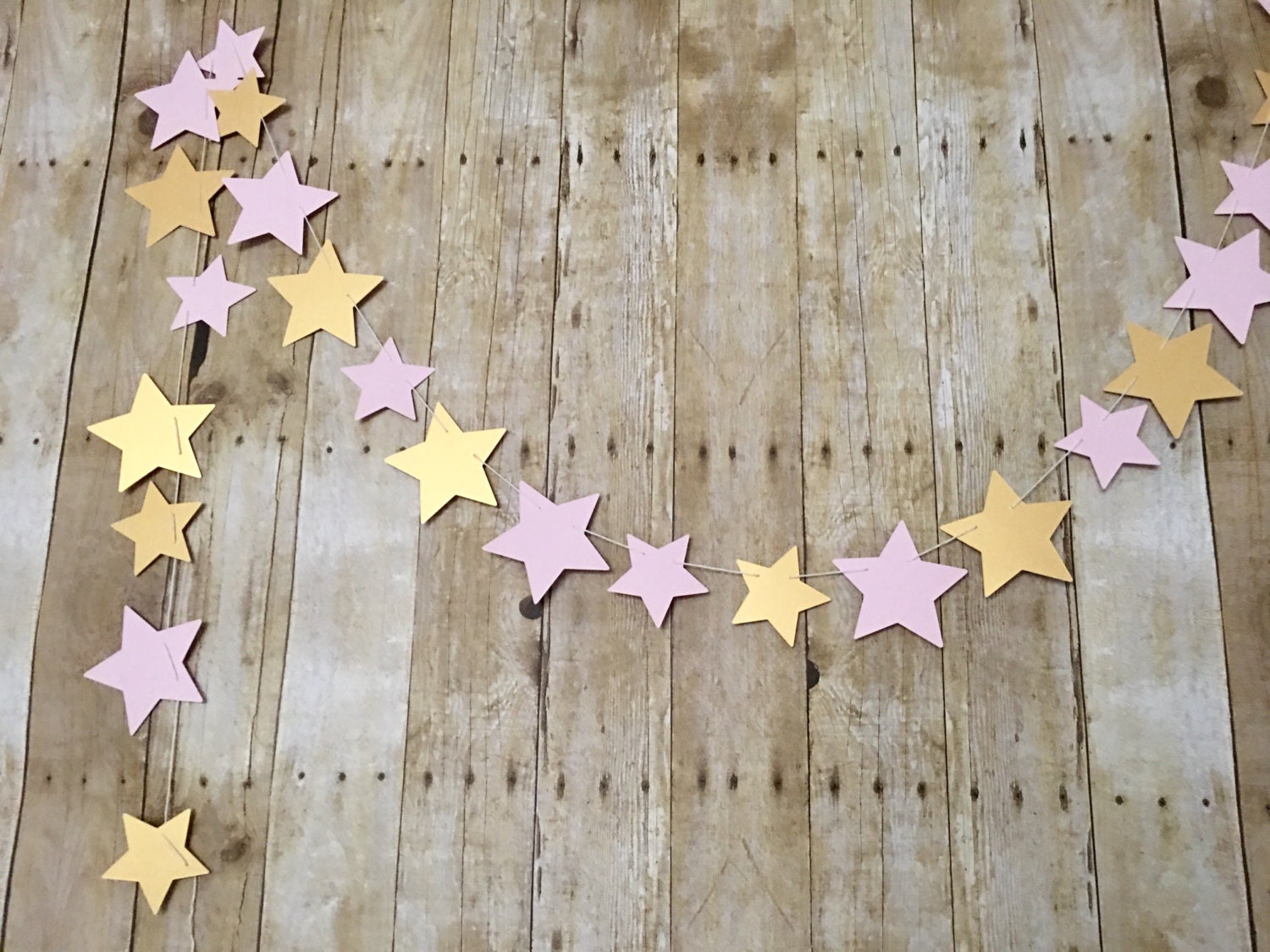 Star Banner Made in Custom Colors Star Garland First | Etsy