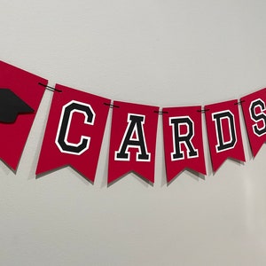 Mini Graduation Cardstock Pennant Name Banner | Mini Cards Graduation ...
