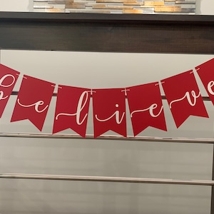 Believe Banner | Believe Christmas Banner | Believe Photoshoot Banner ...
