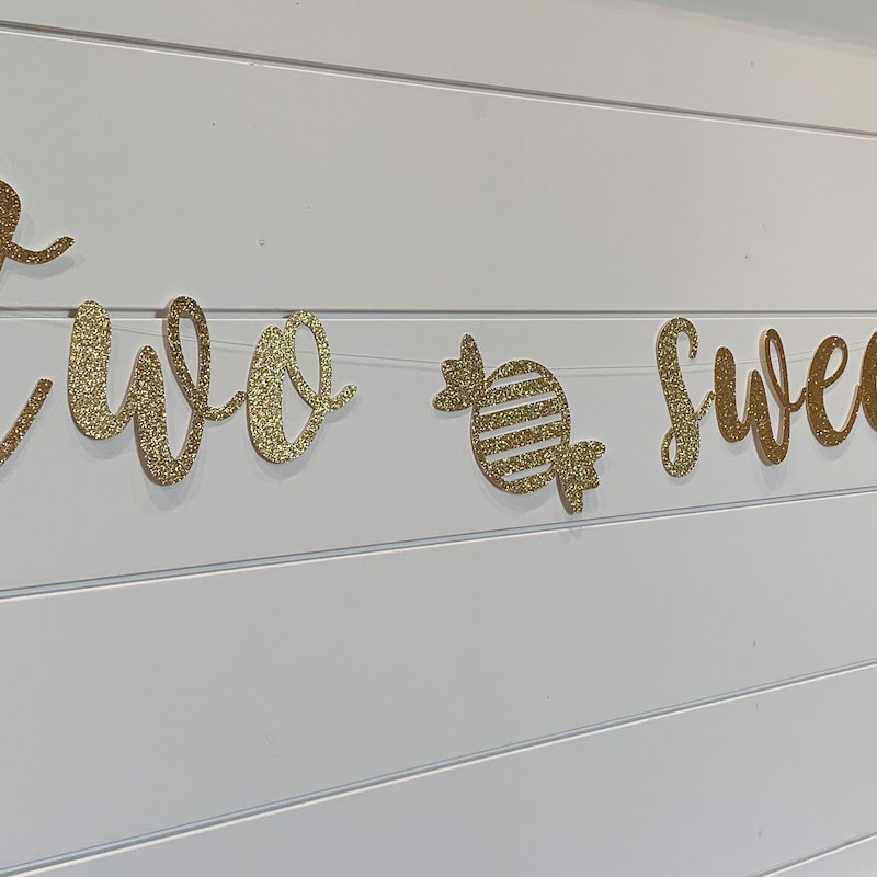 Two Sweet Banner - Etsy