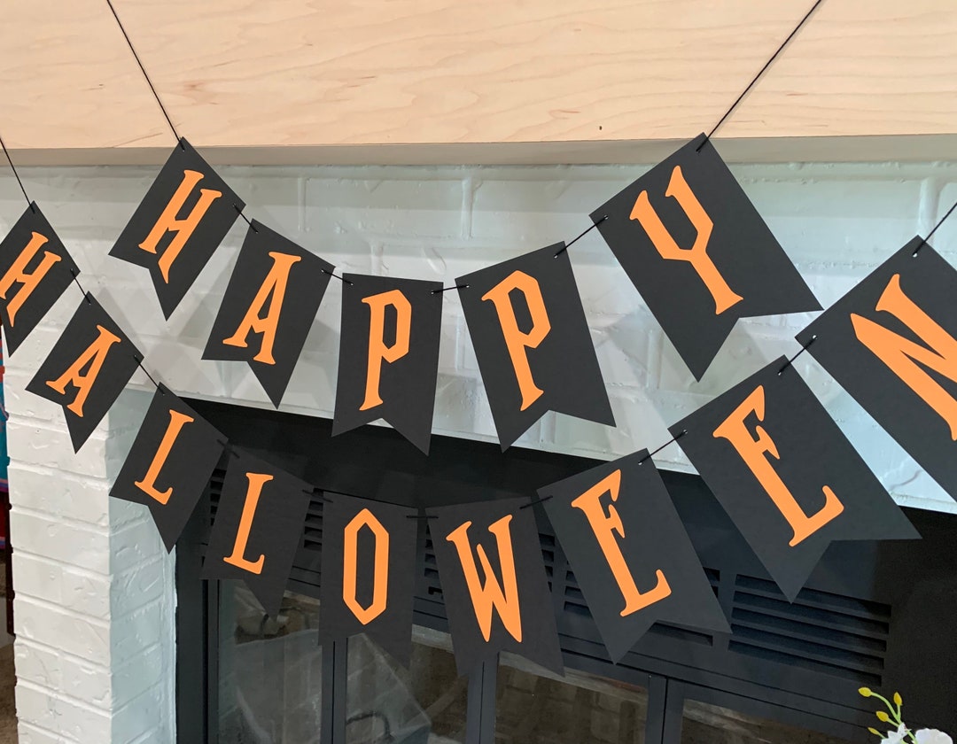 Happy Halloween Banner | Happy Halloween | Halloween Decorations ...