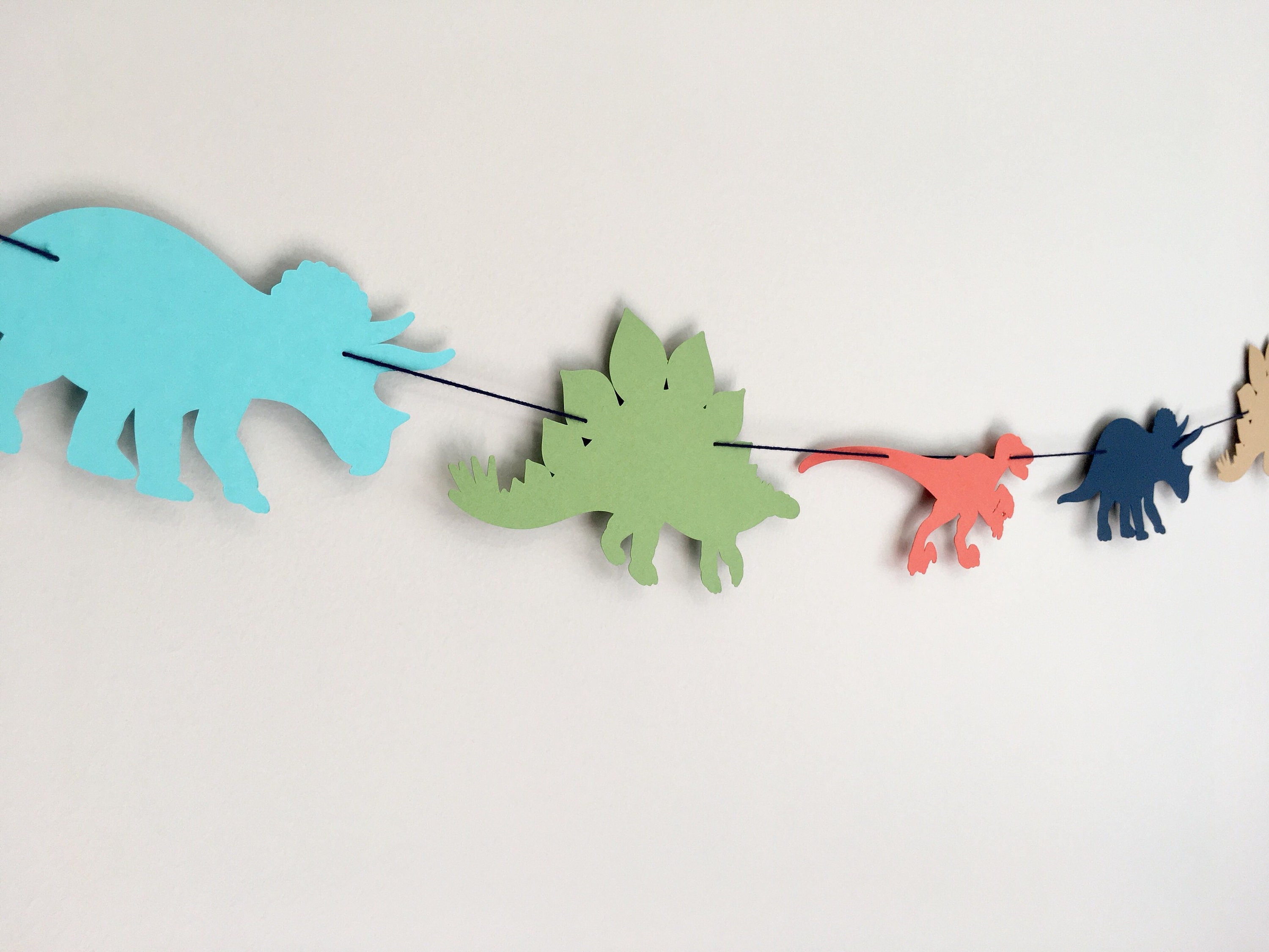 Dinosaur Banner in Custom Colors Dino Party Dinosaur Party - Etsy