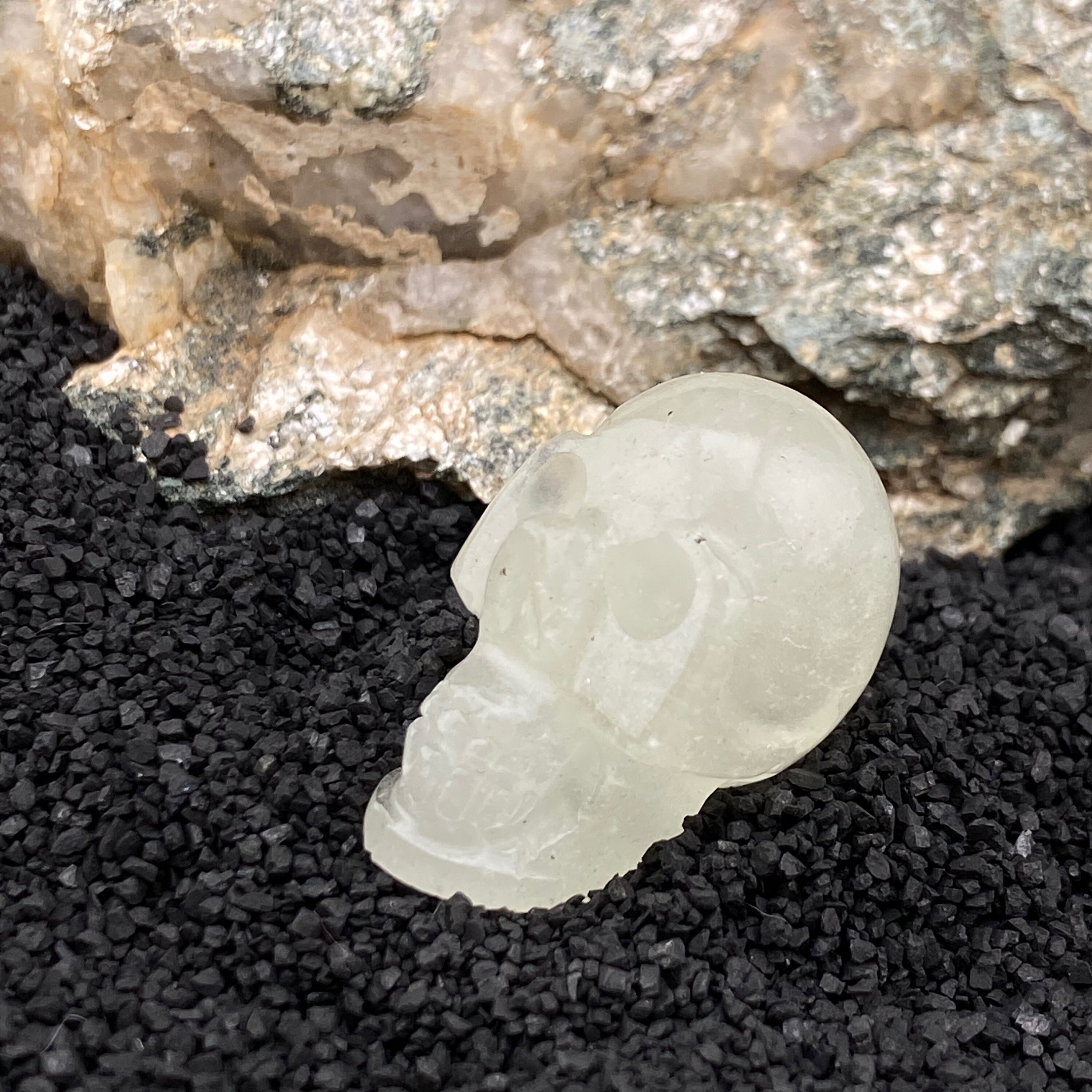 A Libyan Desert Glass Skull: Totem / Talisman / Amulet / | Etsy