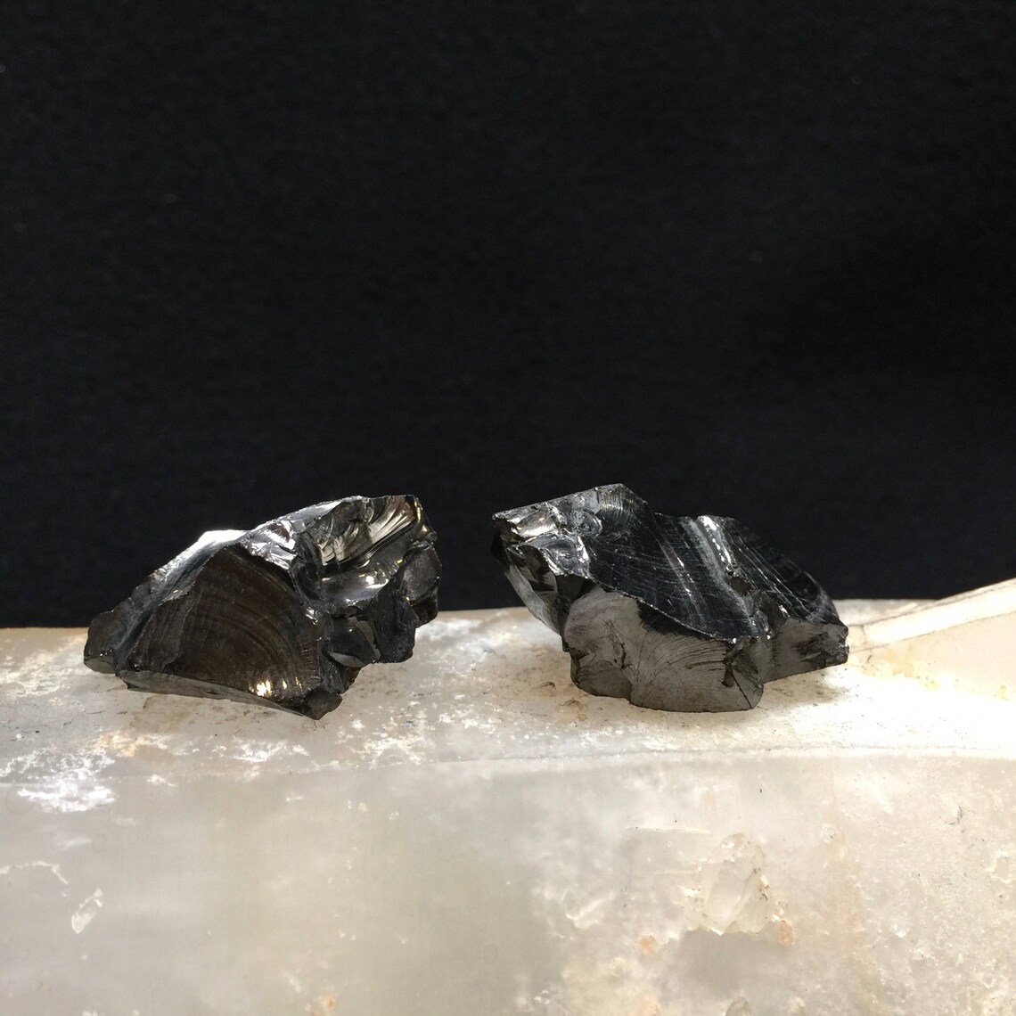 Genuine Shungite Jet Doubles Your Primordial Partners T-24 | Etsy
